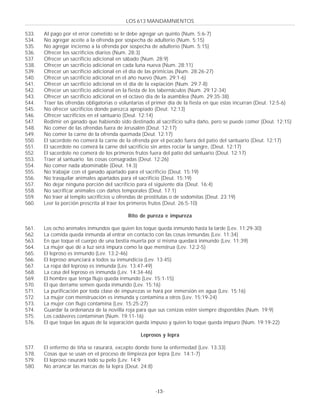 033. +los+613+mandamientos | PDF
