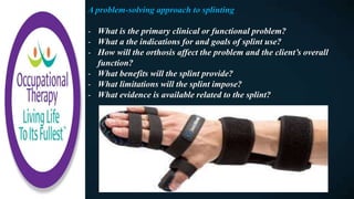 Occupational Therapy and Therapeutic Technologies Interventions | PPTX