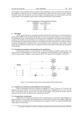Varying the energisation condition to mitigate sympathetic inrush current | PDF | Computer ...