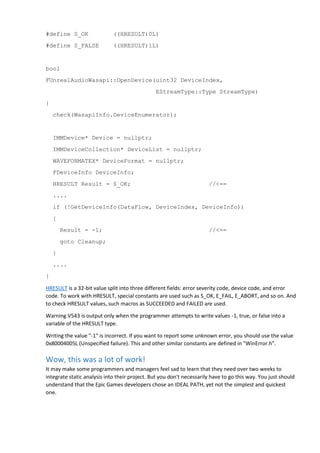 How the PVS-Studio Team Improved Unreal Engine's Code | PDF | Web Development | Internet