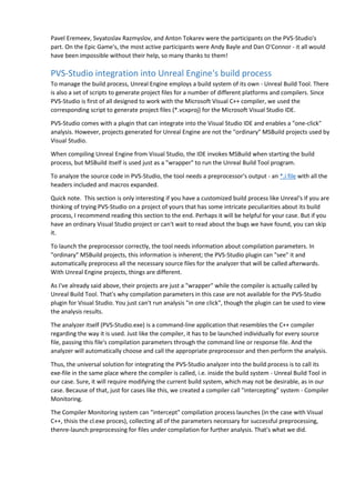 How the PVS-Studio Team Improved Unreal Engine's Code | PDF | Web Development | Internet