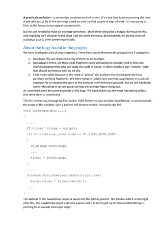 How the PVS-Studio Team Improved Unreal Engine's Code | PDF | Web Development | Internet