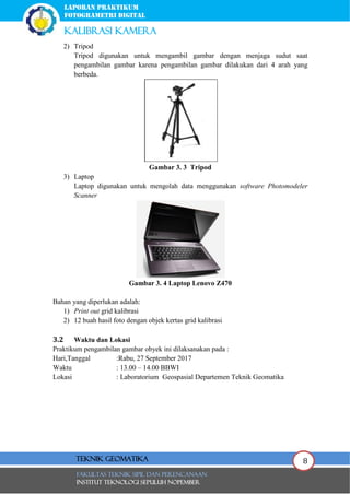 KALIBRASI KAMERA MENGGUNAKAN SOFTWARE PHOTOMODELLER SCANNER | PDF