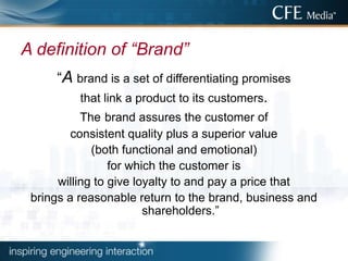 Industrial Branding: The Lost Art in the Industrial Marketplace | PPTX