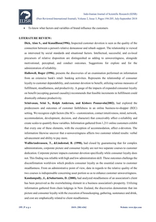 A STUDY ON CUSTOMER LOYALTY AND SATISFACTION IN ELECTRONICS INDUSTRY | PDF