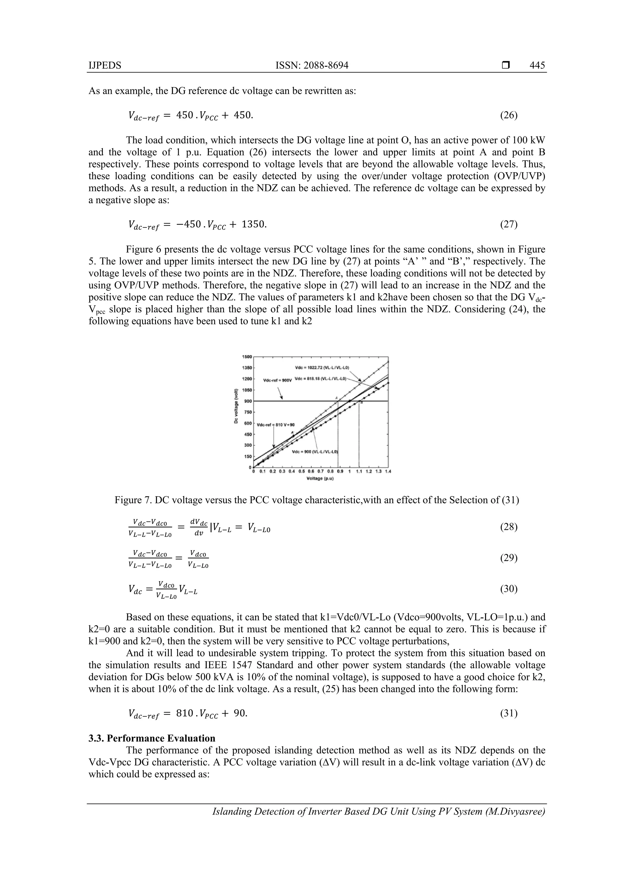 Islanding Detection Of Inverter Based Dg Unit Using Pv System Pdf 8686