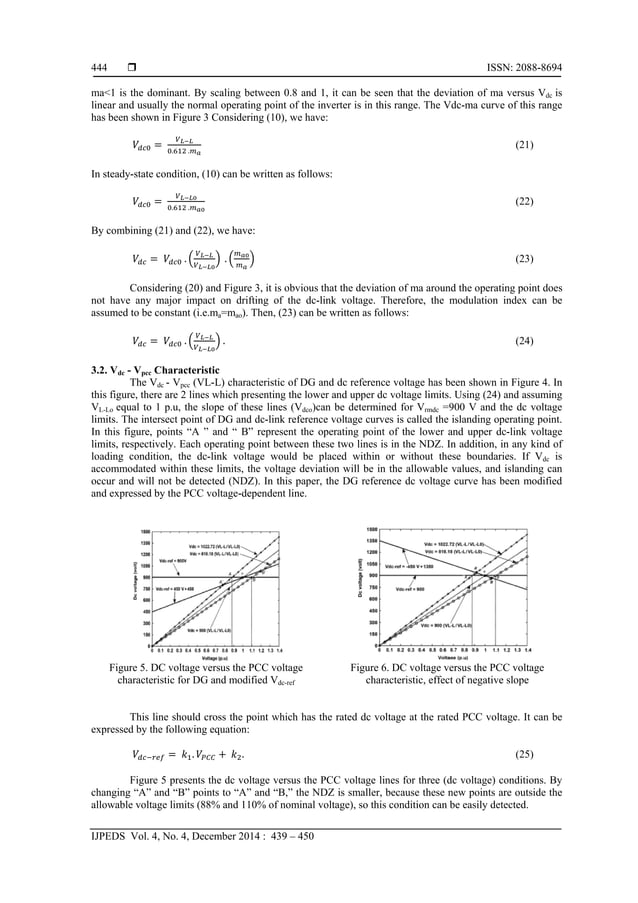 Islanding Detection of Inverter Based DG Unit Using PV System | PDF