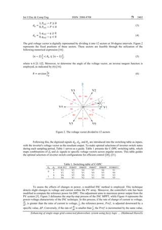 Enhancing of single-stage grid-connected photovoltaic system using ...