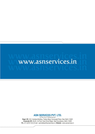 ASN SERVICES PRODUCT PROFILE | PDF