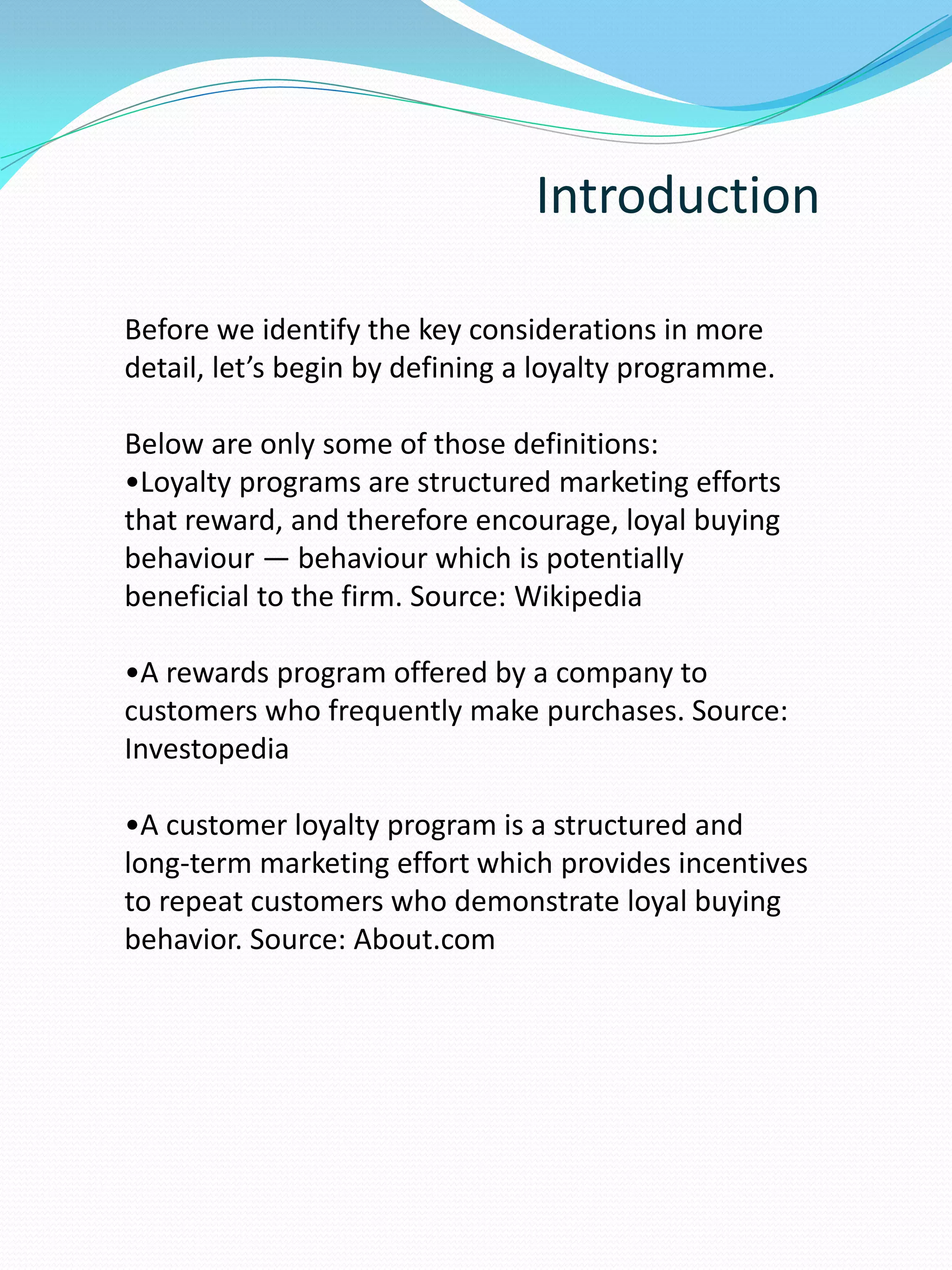 Brandfire 9 point Checklist for Loyalty Programme | PDF