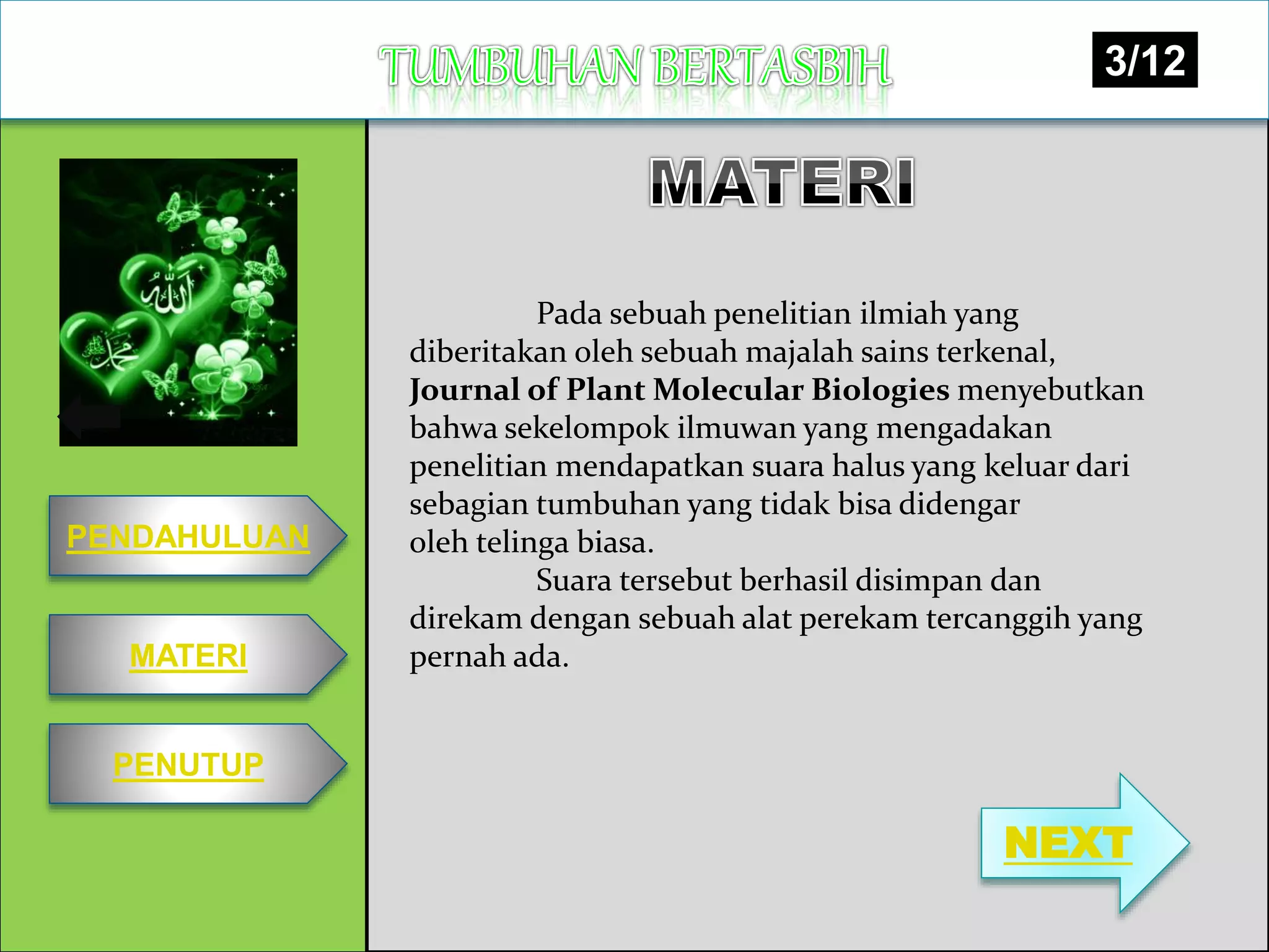 Tumbuhan Bertasbih | PPTX