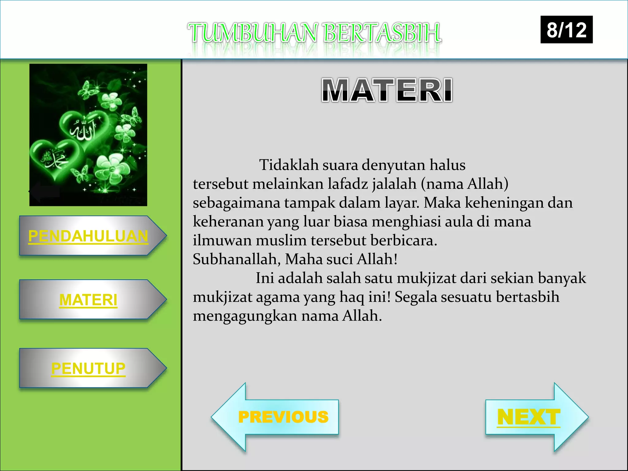 Tumbuhan Bertasbih | PPTX