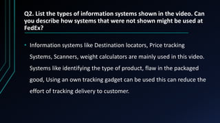 How FedEx Works | PPT
