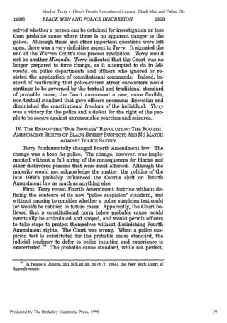 Terry-v-Ohio’s-4th-Amendment-Legacy | PDF