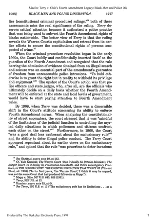 Terry-v-Ohio’s-4th-Amendment-Legacy | PDF
