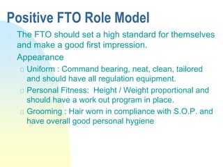 FTO's As Leaders updated ppt | PPT