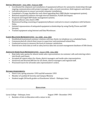 Georgeann Wooten Nov Resume | PDF