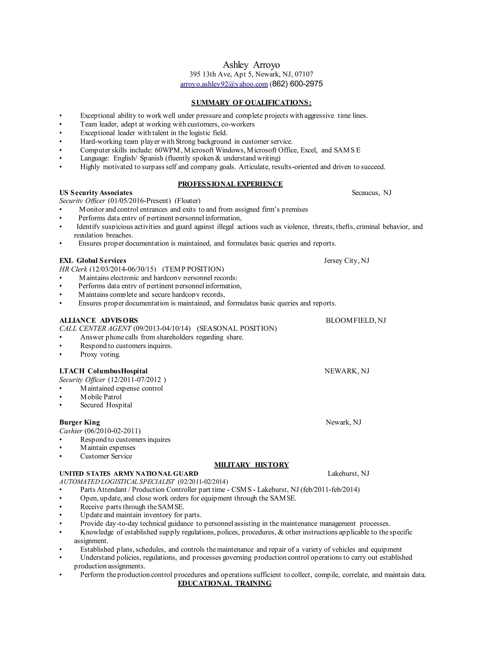 Ashley_Resume_2016_03 | PDF