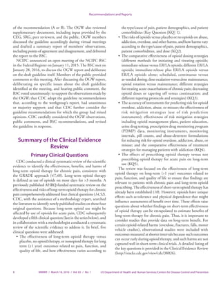 CDC Opioid Prescribing Guidelines | PDF