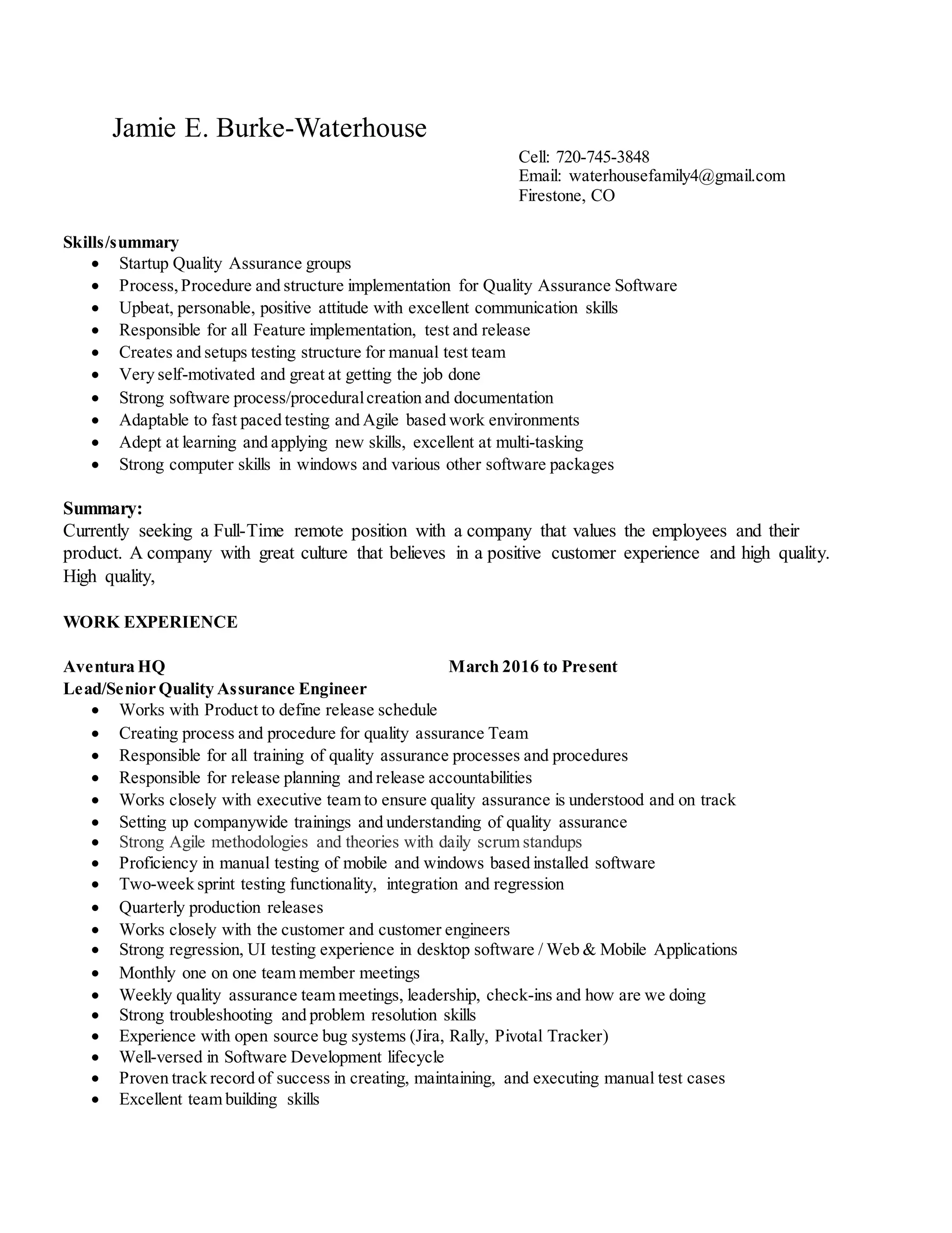 Jamie Resume Revised | DOCX