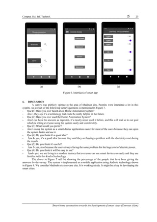 Smart home automation towards the development of smart cities | PDF