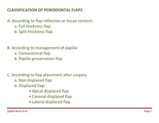 035. periodontal flap | PDF