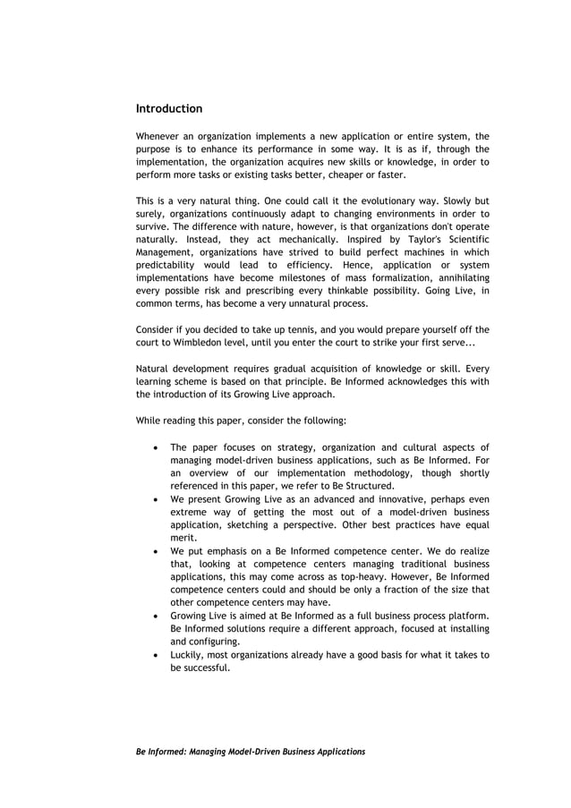 Managing model-driven applications | PDF