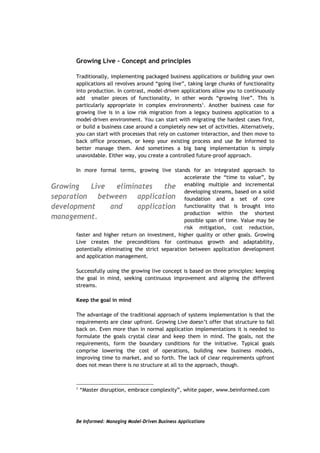 Managing model-driven applications | PDF