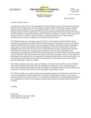 Letter of Recommendation | DOC