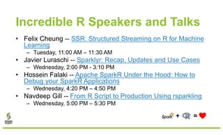 Extending the R API for Spark with sparklyr and Microsoft R Server with Ali Zaidi | PPT