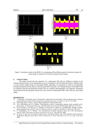 High Performance Speed Control of Single-Phase Induction Motors Using Switching Forward and ...