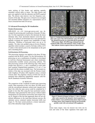 3D GPR in Archaeology What can be gained fron Dense Data | PDF