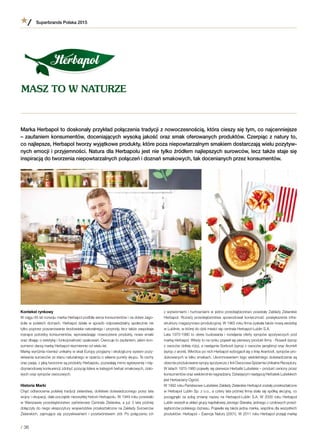 Case study marki Herbapol z Albumu Superbrands Polska 2015 | PDF