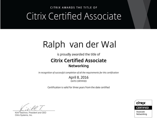 Citrix_cca_networking_2016 | PDF