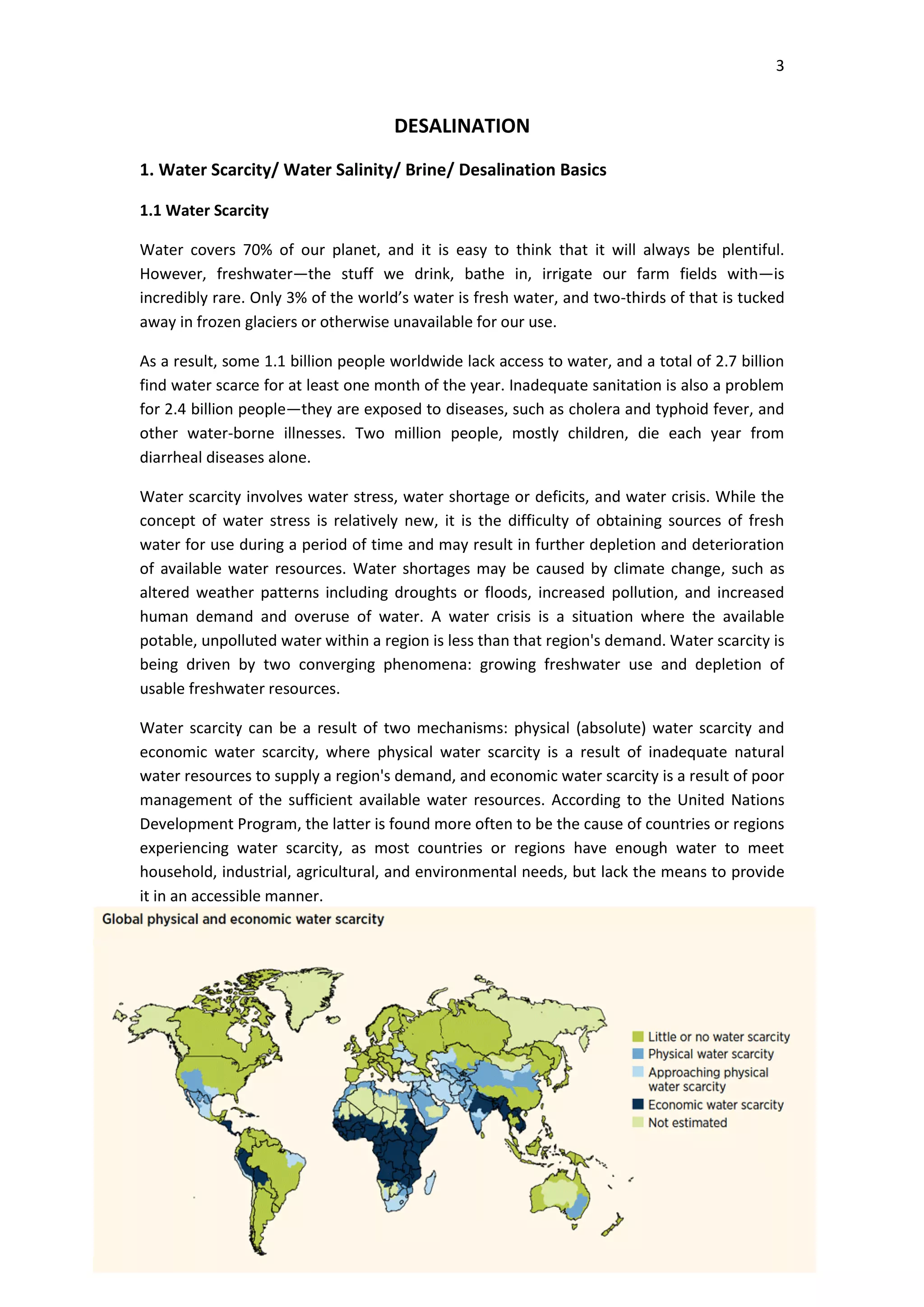 An introduction to Desalination | PDF | Geography | Science