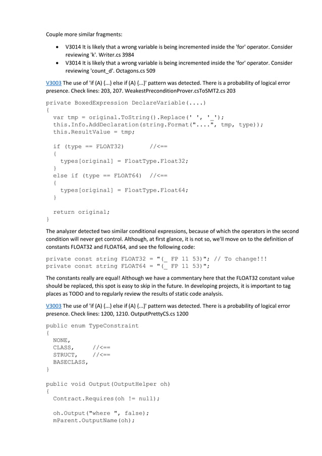 Analysis of Microsoft Code Contracts | PDF | Programming Languages | Computing