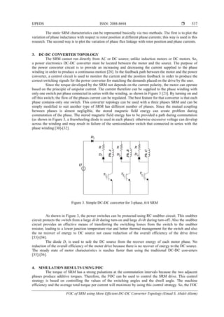 FOC of SRM using More Efficient DC-DC Converter Topology | PDF