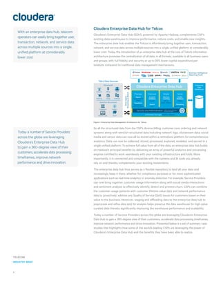 Cloudera Enterprise_Data Hub in Telecom | PDF | Cloud Computing | Internet