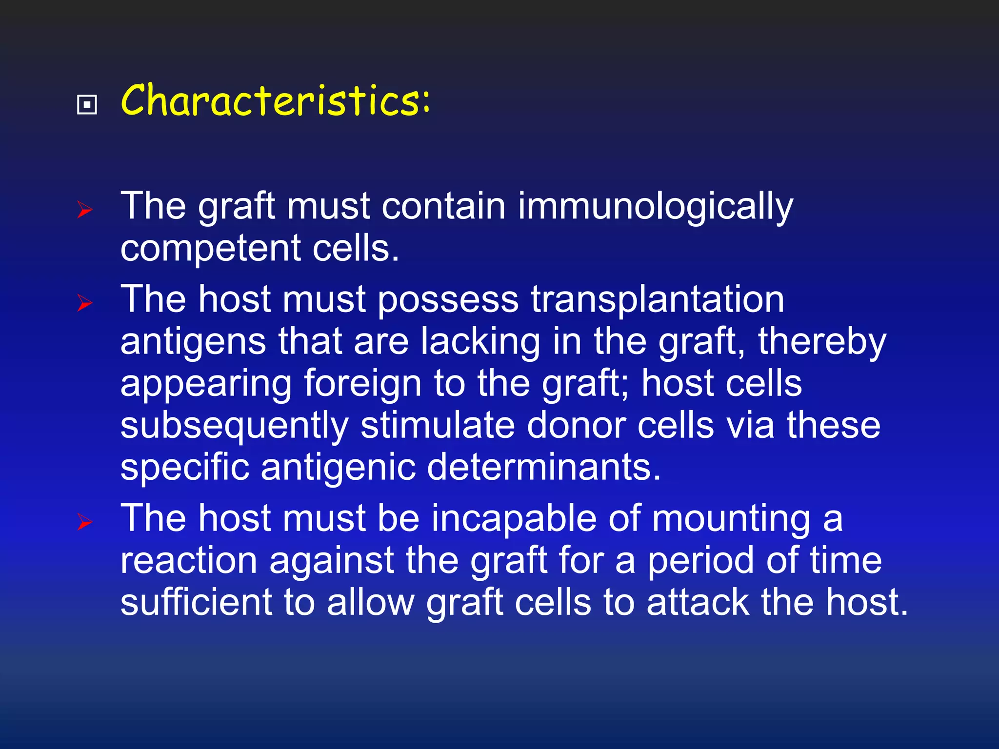 Graft Versus Host Disease | PPTX