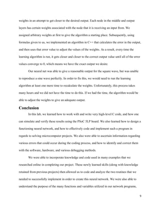 Lab 6 Neural Network | PDF