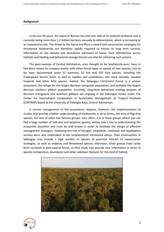 Sebangau final report.compressed | PDF