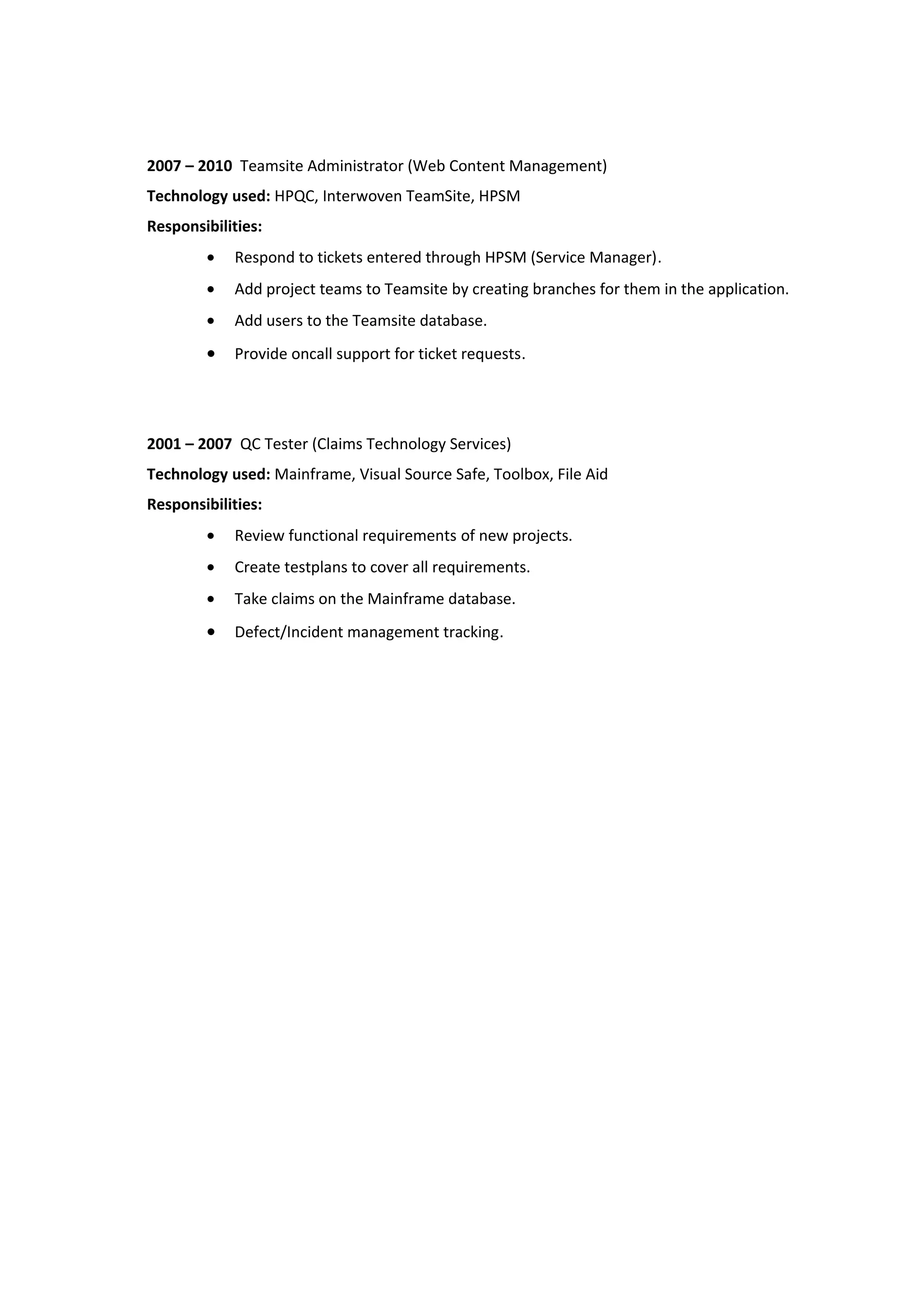 Danny Wilson - Professional Profile | DOC | Computing | Technology & Computing