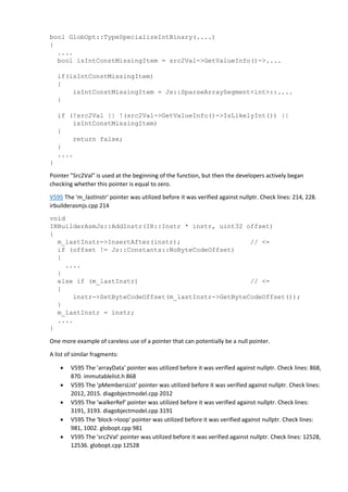 ChakraCore: analysis of JavaScript-engine for Microsoft Edge | PDF