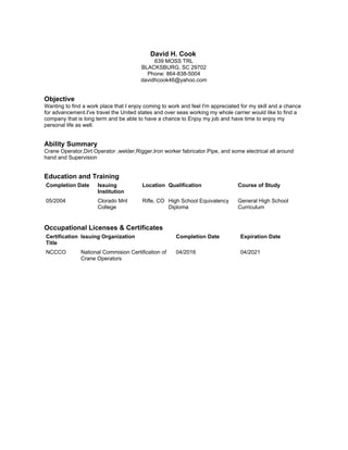 Crane_Operator | PDF