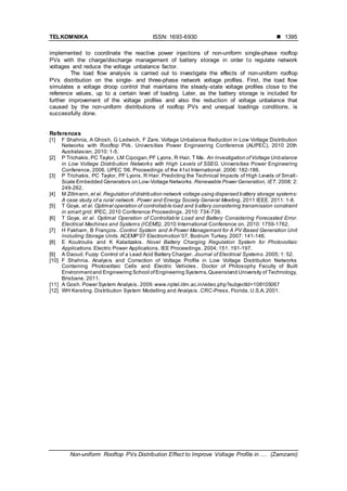 Non-uniform Rooftop PVs Distribution Effect to Improve Voltage Profile in Residential Feeder | PDF