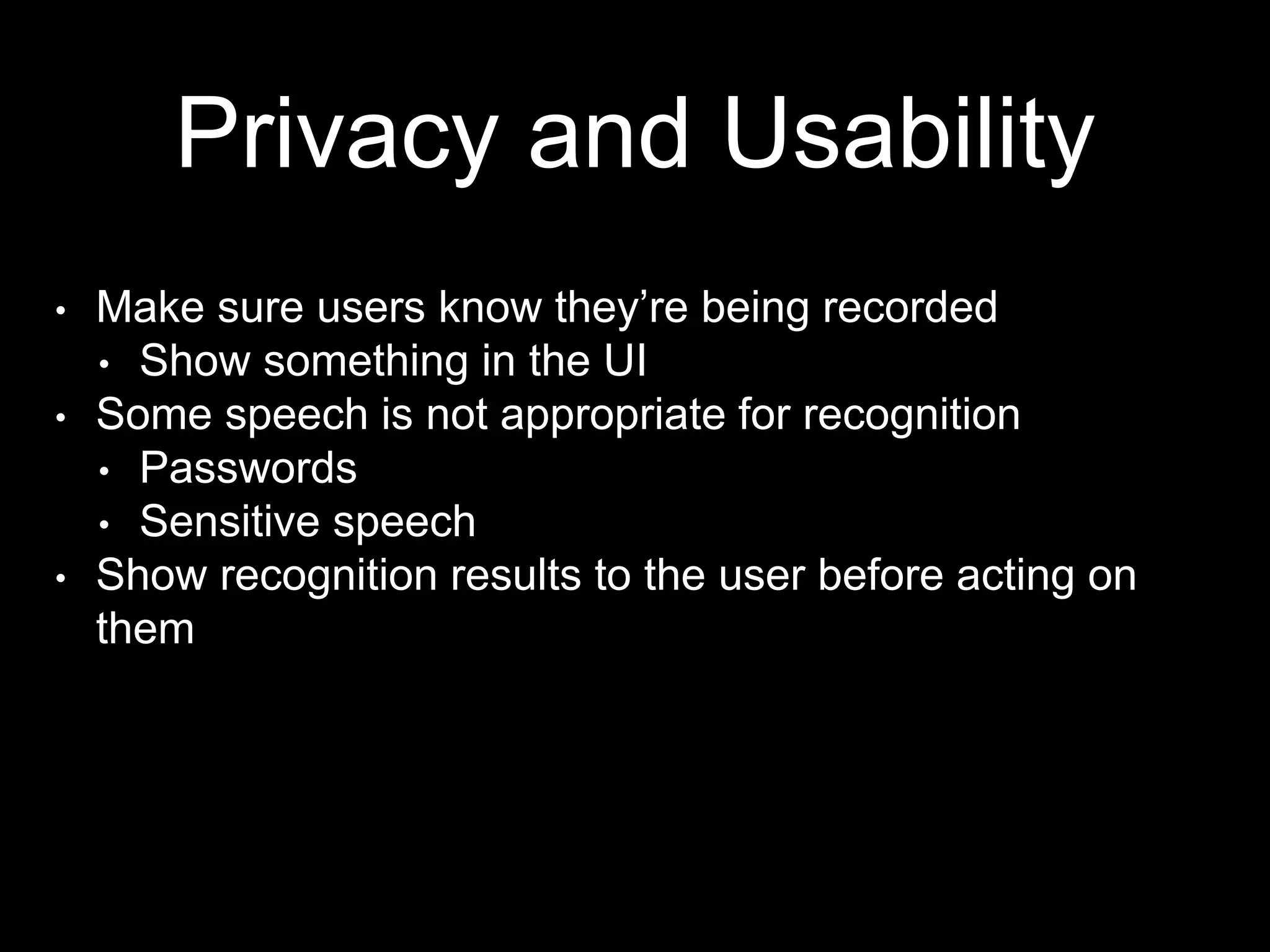 Speech Recognition Api Ppt