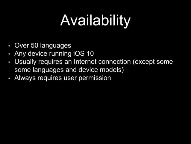 Speech Recognition API | PPT