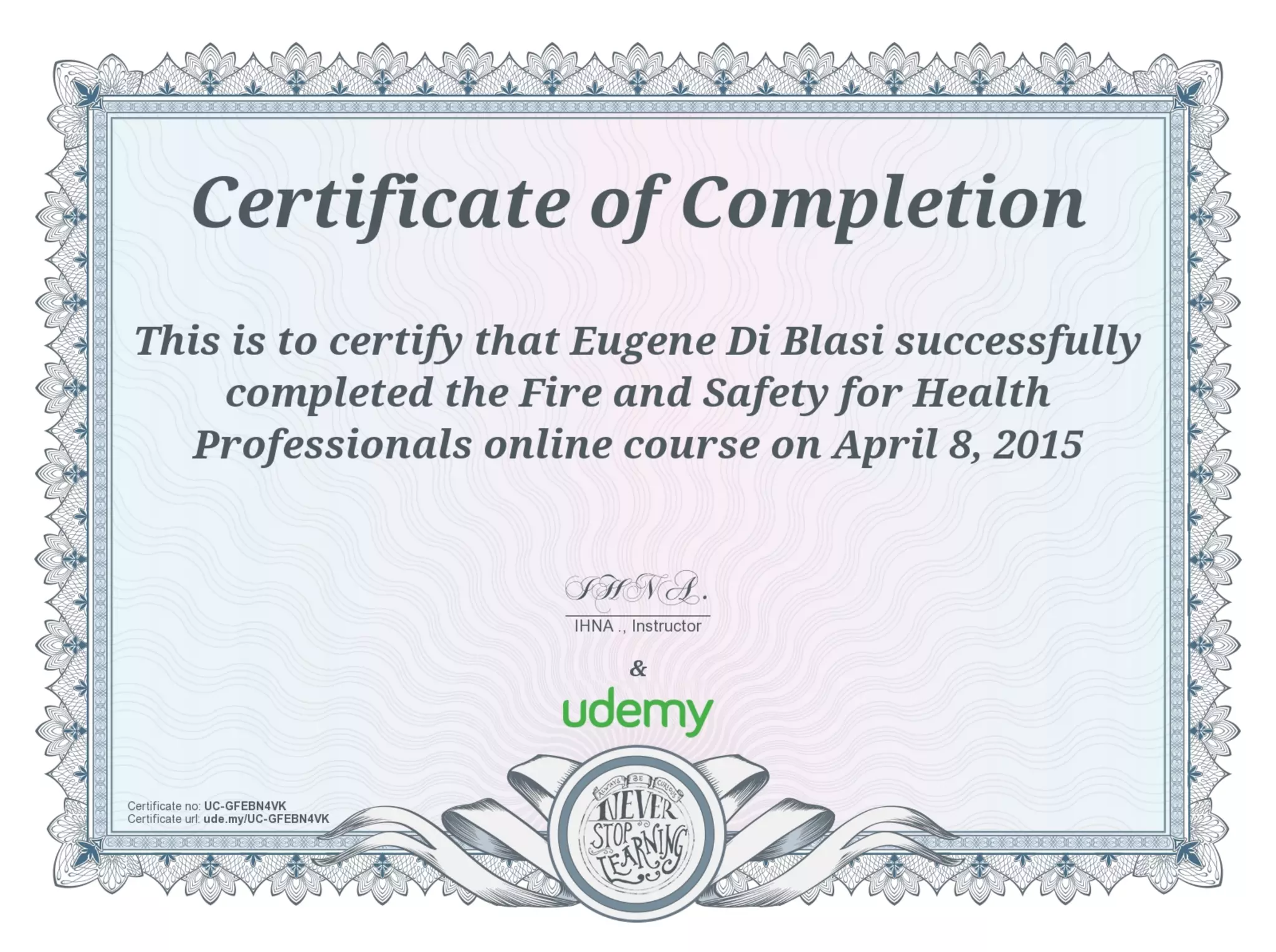Fire Saftey Certificate | PDF
