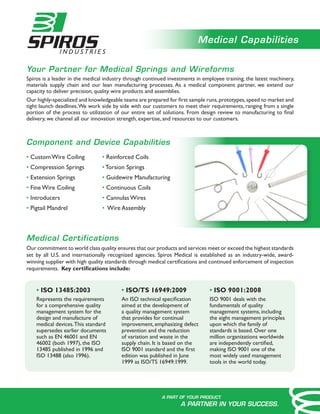 Spiros Medical Sheet 2015 TM | PDF