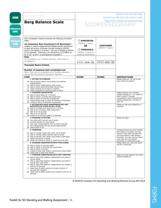 Standing and Walking Measures Toolkit | PDF